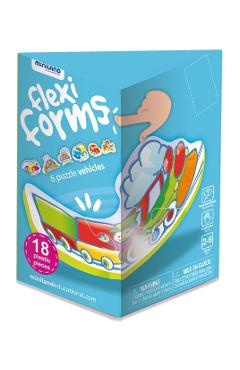 Flexi forms. Puzzle tematic, Vehicule - 35231 - Libris