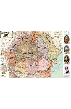 Harta Romaniei pe regiuni 1919-1940 - 9786067271111 - Libris