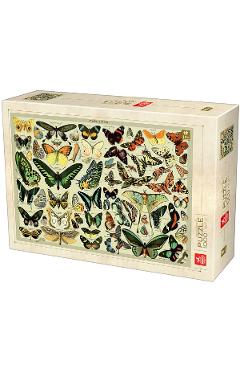 Puzzle 1000 Enciclopedia: Fluturi - 76786 - Libris