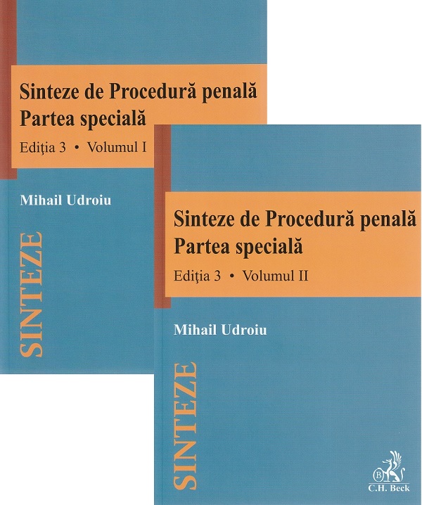 Sinteze de procedura penala. Partea speciala - Mihail Udroiu | Libris.ro