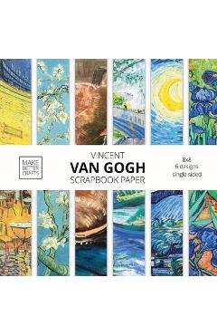Vincent Van Gogh Scrapbook Paper: Van Gogh Art 8x8 Designer Scrapbook ...