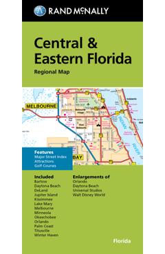 Rand McNally Folded Map: Central & Eastern Florida Regional Map - Rand ...