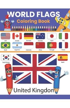 World Flags Coloring Book: World Flags Coloring Book For Kids And ...