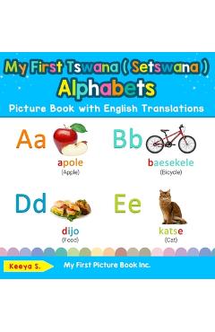 My First Tswana ( Setswana ) Alphabets Picture Book with English ...