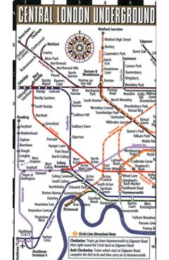 Streetwise London Underground Map: Laminated Map of the London ...