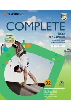 Complete First for Schools Student's Book Pack (Sb Wo Answers W Online ...