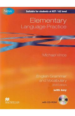 Elementary Language Practice with Key + CD 3rd Edition - Michael Vince ...