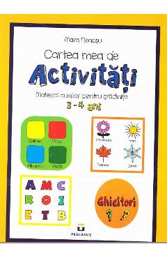 Cartea mea de activitati 3-4 ani - Mara Neacsu - 9786068379418 - Libris
