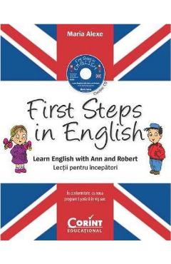 First steps in english. Learn english with Ann and Robert + CD - Maria ...