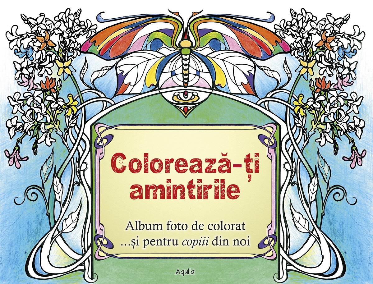 Coloreaza-ti amintirile. Album foto de colorat - Maria David | Libris.ro
